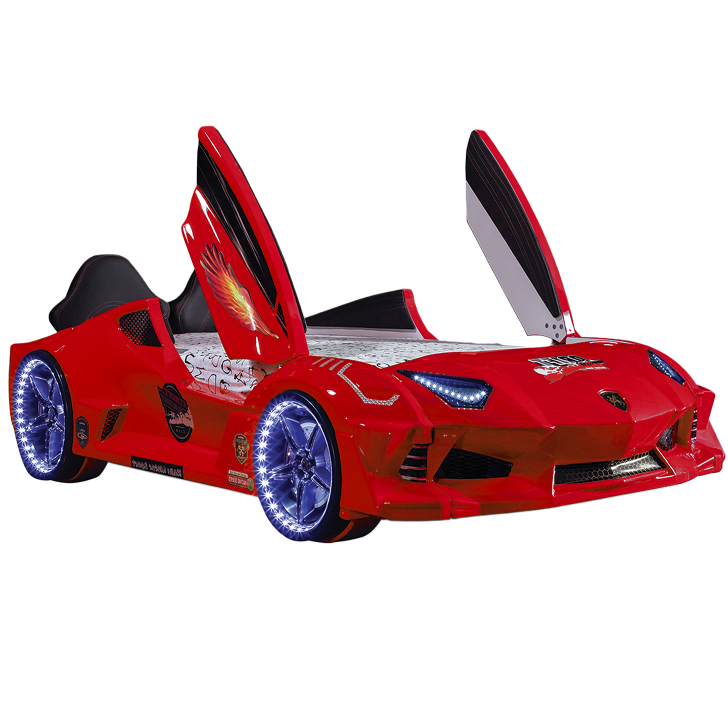 Striker Speed Racer Double Car Bed – Furniture X